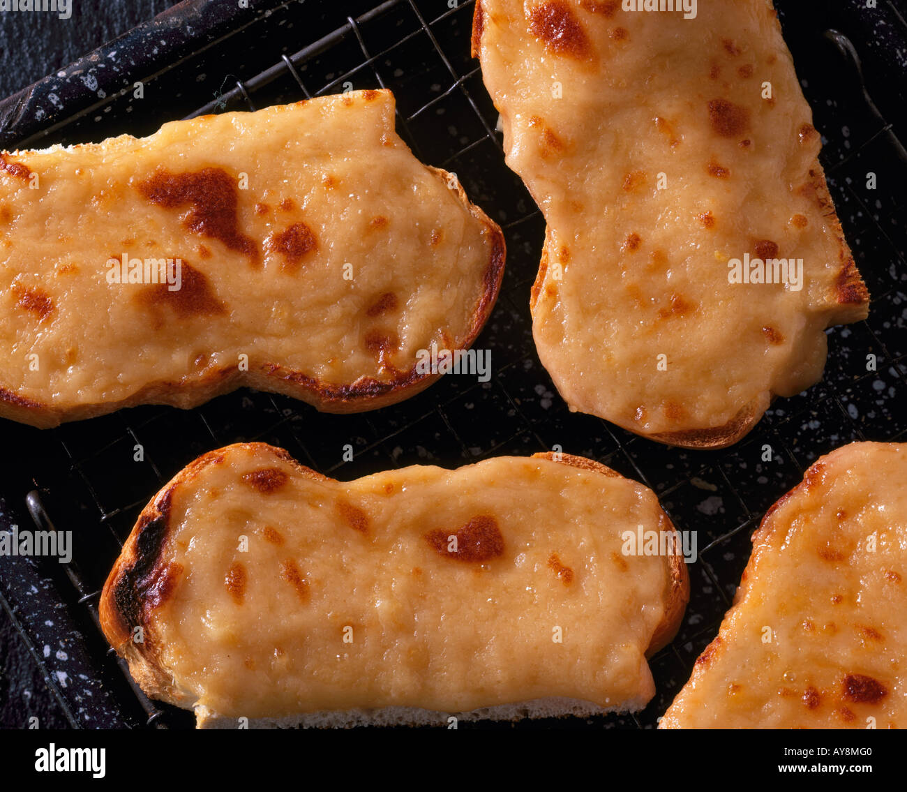 Welsh rarebit on toast hi-res stock photography and images - Alamy