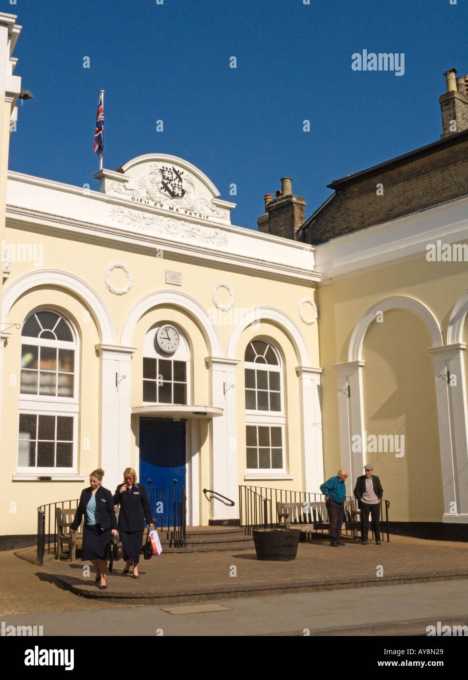 Market Hall, Saxmundham Market Town, Suffolk England Stock Photo - Alamy