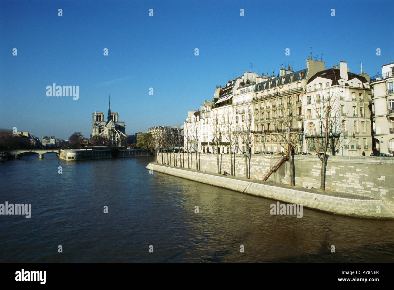 Ile Saint-Louis and Ile de la Cite, Paris, France Stock Photo - Alamy