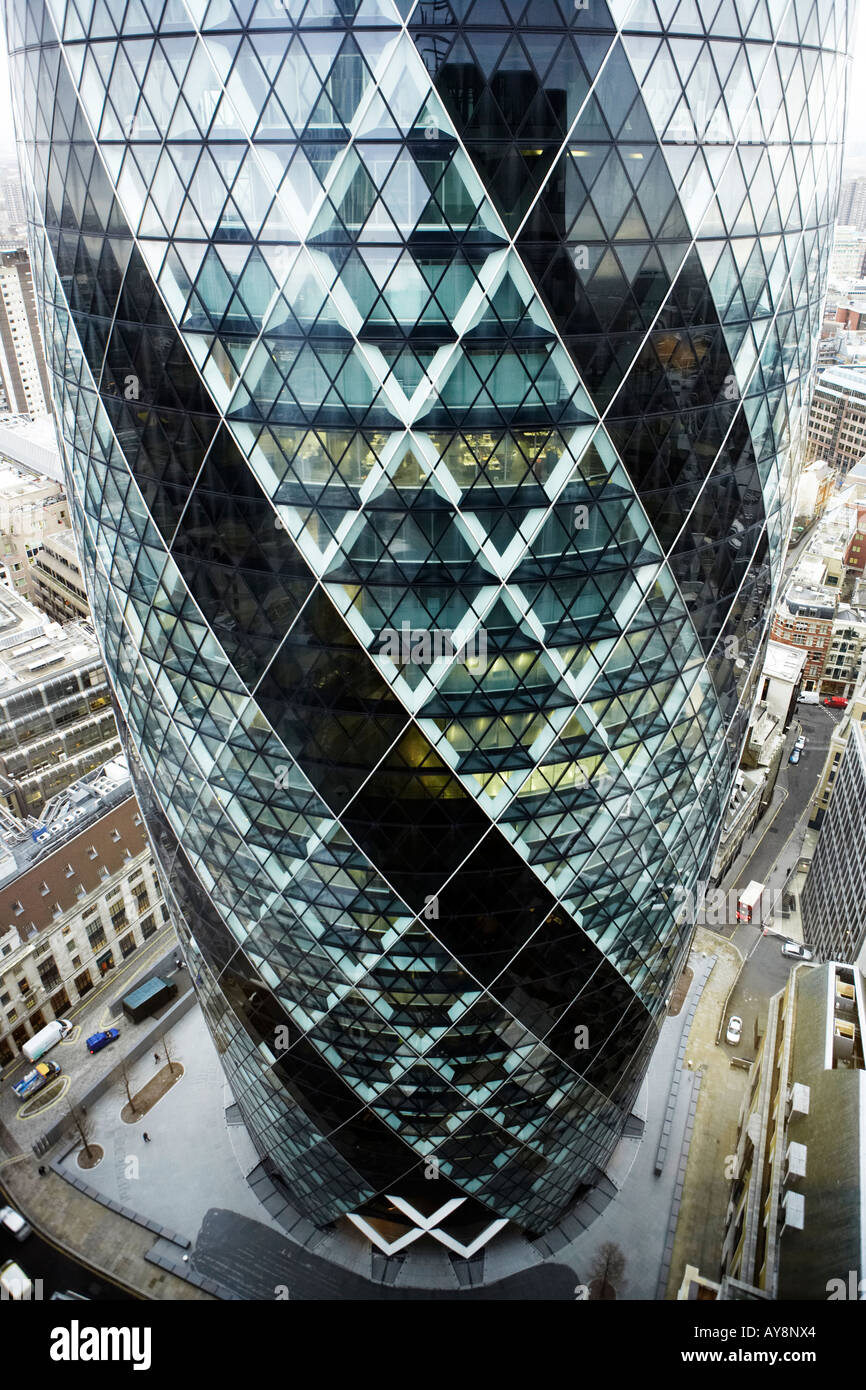 The Swiss Re building, London, England Stock Photo - Alamy