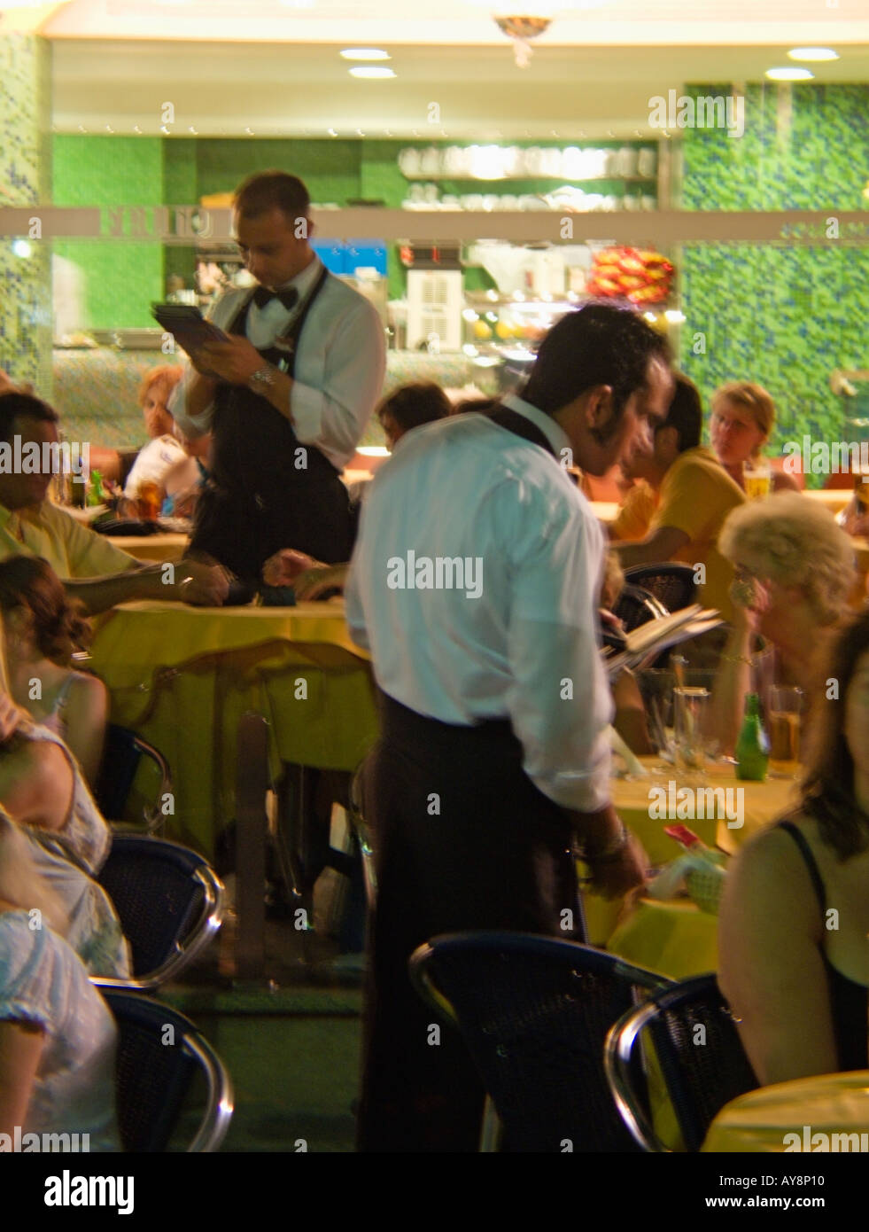 Busy Restaurant Scene