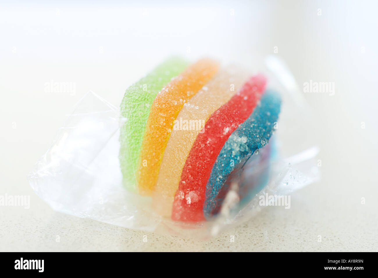 Multicolored gumdrop candy, close-up Stock Photo - Alamy