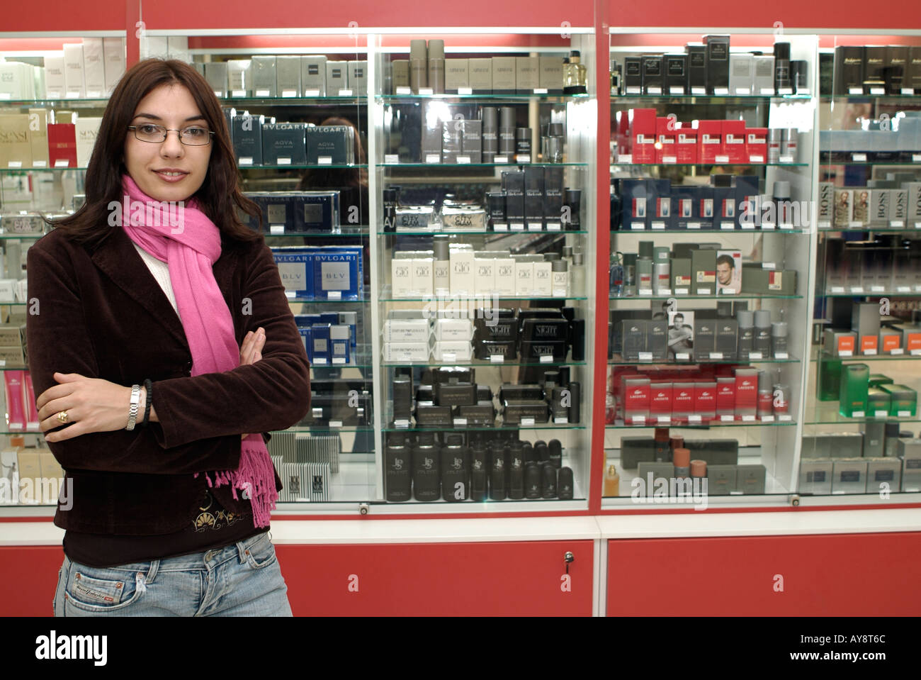 Perfume sales assistant hi-res stock photography and images - Alamy