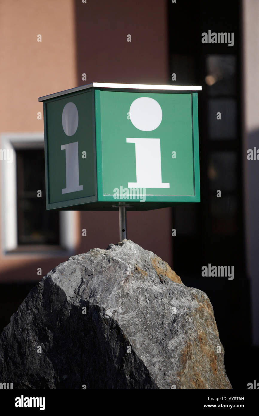 Information Centre sign Stock Photo - Alamy