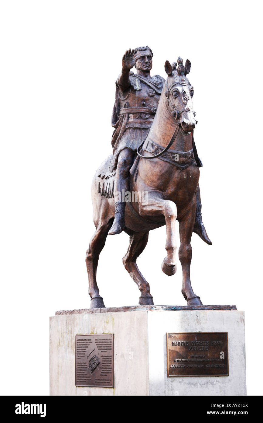 Bronze statue roman emperor nerva hi-res stock photography and images ...