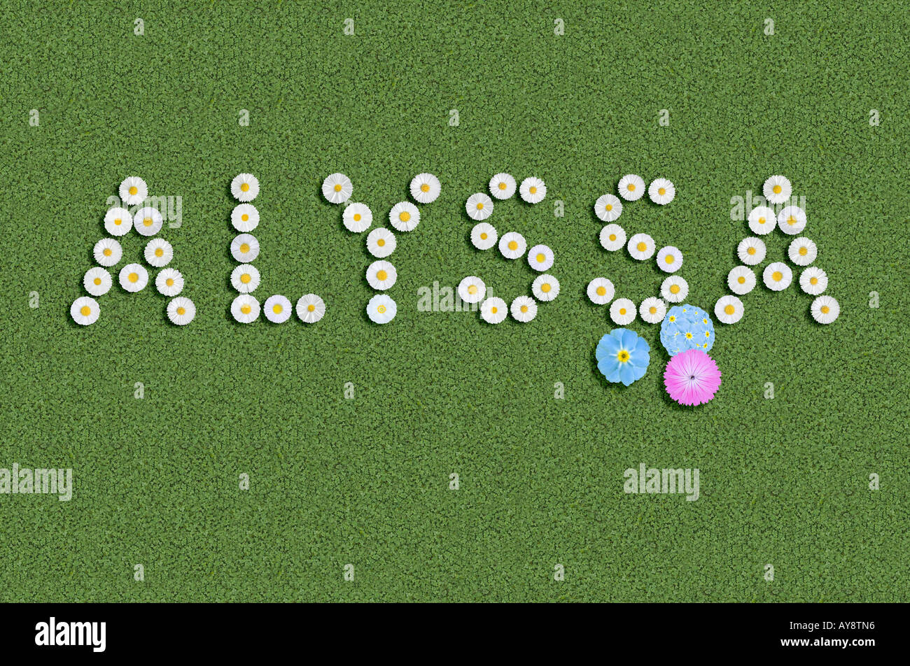 Alyssa name hi-res stock photography and images - Alamy