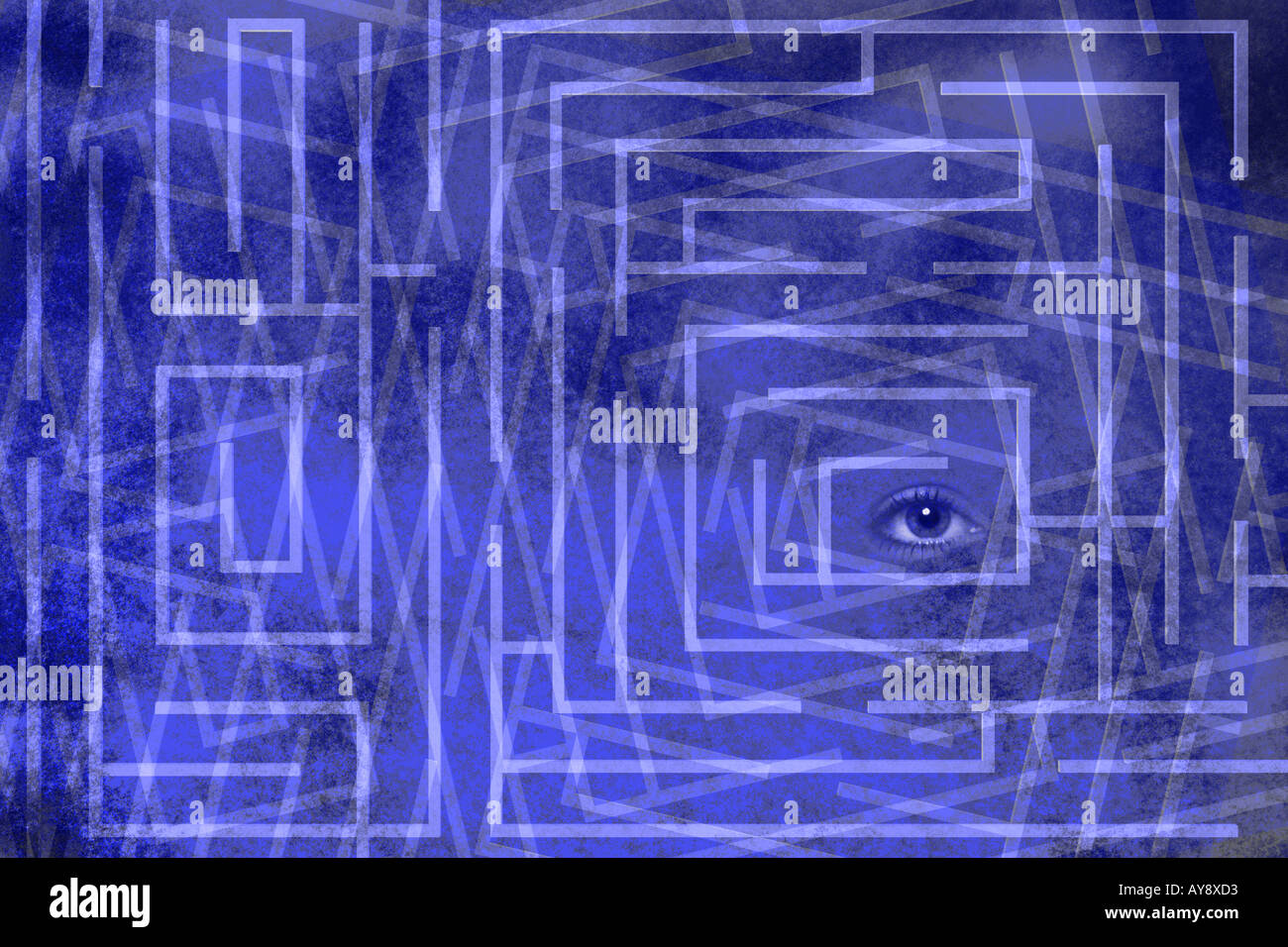 Paranoid eye hi-res stock photography and images - Alamy