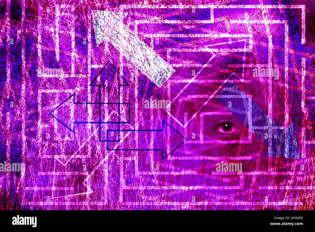 Eye movement therapy hi-res stock photography and images - Alamy