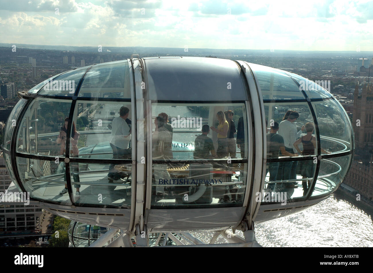 Inside London Eye Capsule High Resolution Stock Photography and Images ...
