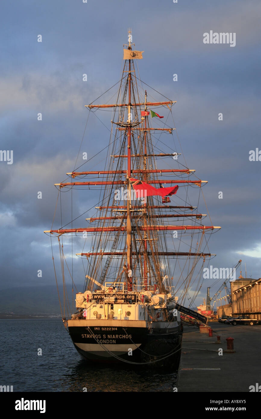 The "Stavros S Niarchos", one of the ships of Tall Ships Youth Trust ...