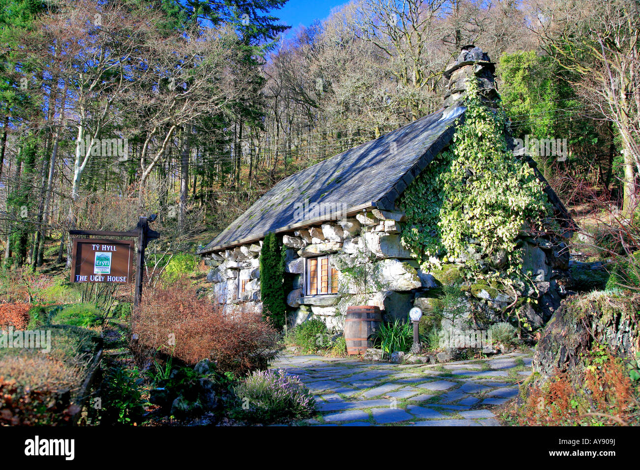 Ty Hyll The Ugly House Betws Y Coed North Wales Britain UK Europe Stock ...