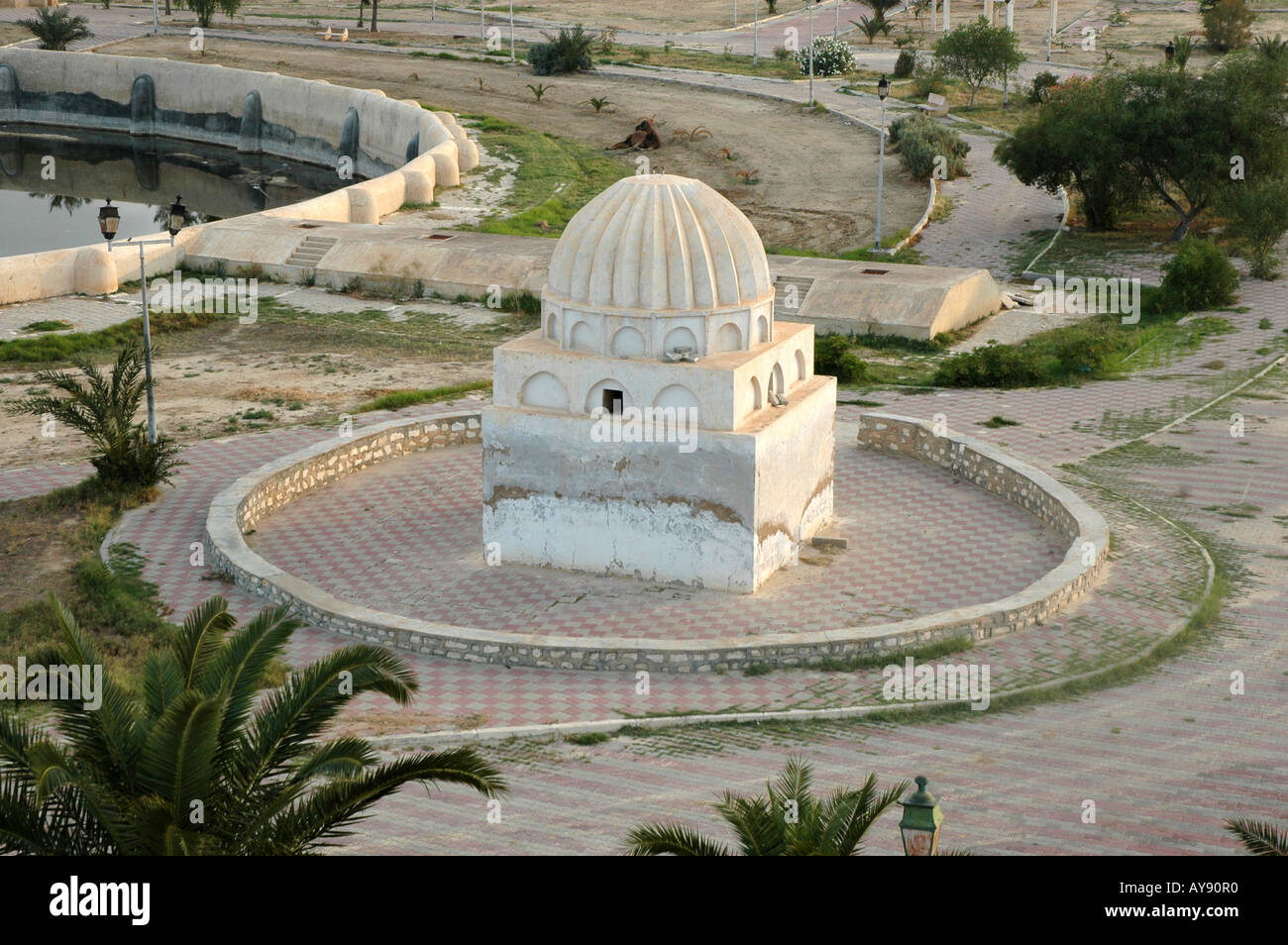 Aghlabid Pools in Kairouan city, Tunisia Stock Photo - Alamy