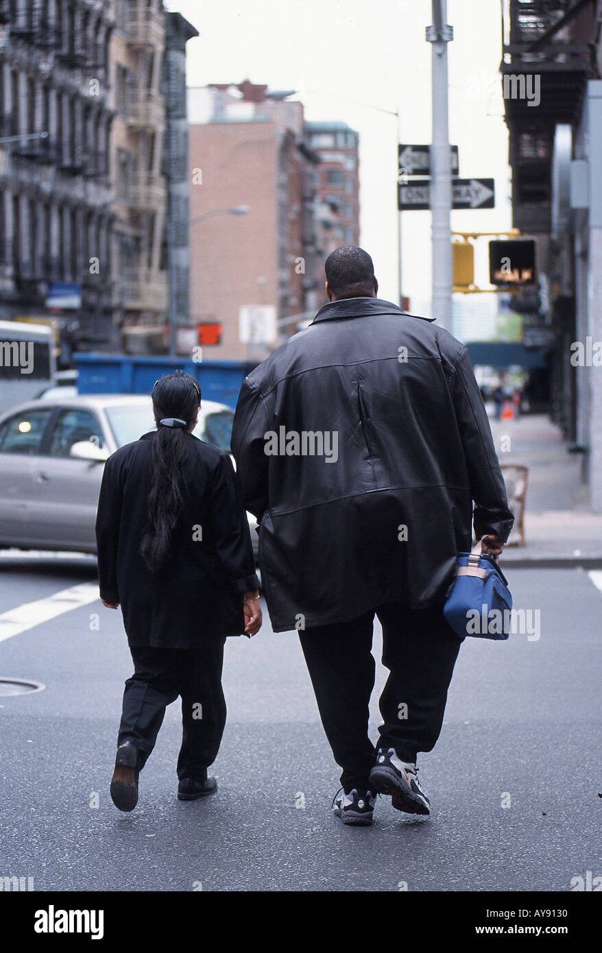 Fat man new york city hi-res stock photography and images - Alamy