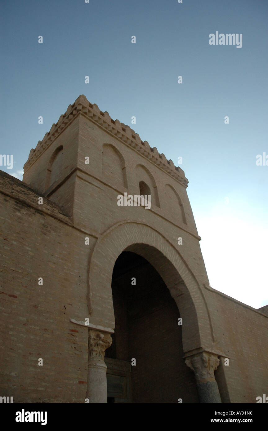 Entrance to Sidi Okba Mosque also called Great Mosque in Kairouan ...
