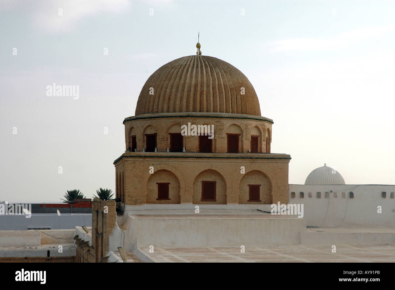 Sidi Okba Mosque also called Great Mosque, Kairouan in Tunisia Stock ...