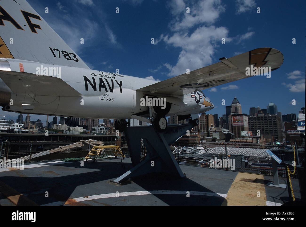 Flight deck uss intrepid aircraft hi-res stock photography and images ...