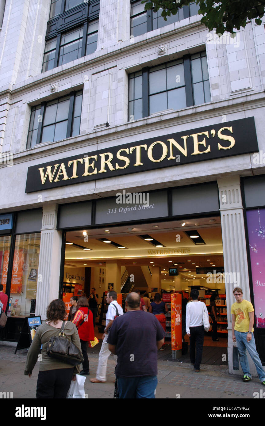 Waterstone's book store at Oxford Street in London, UK Stock Photo - Alamy