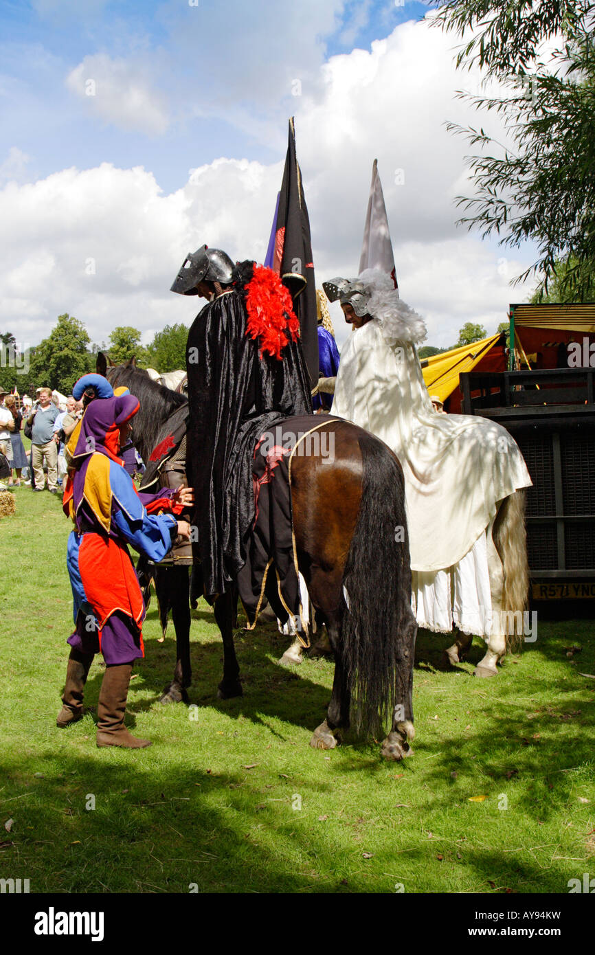 horses with riders at the Rye medieval festival 2007 Stock Photo - Alamy