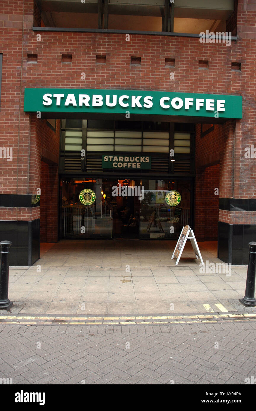 Starbucks coffee at Villiers Street, Westminster district in London, UK ...
