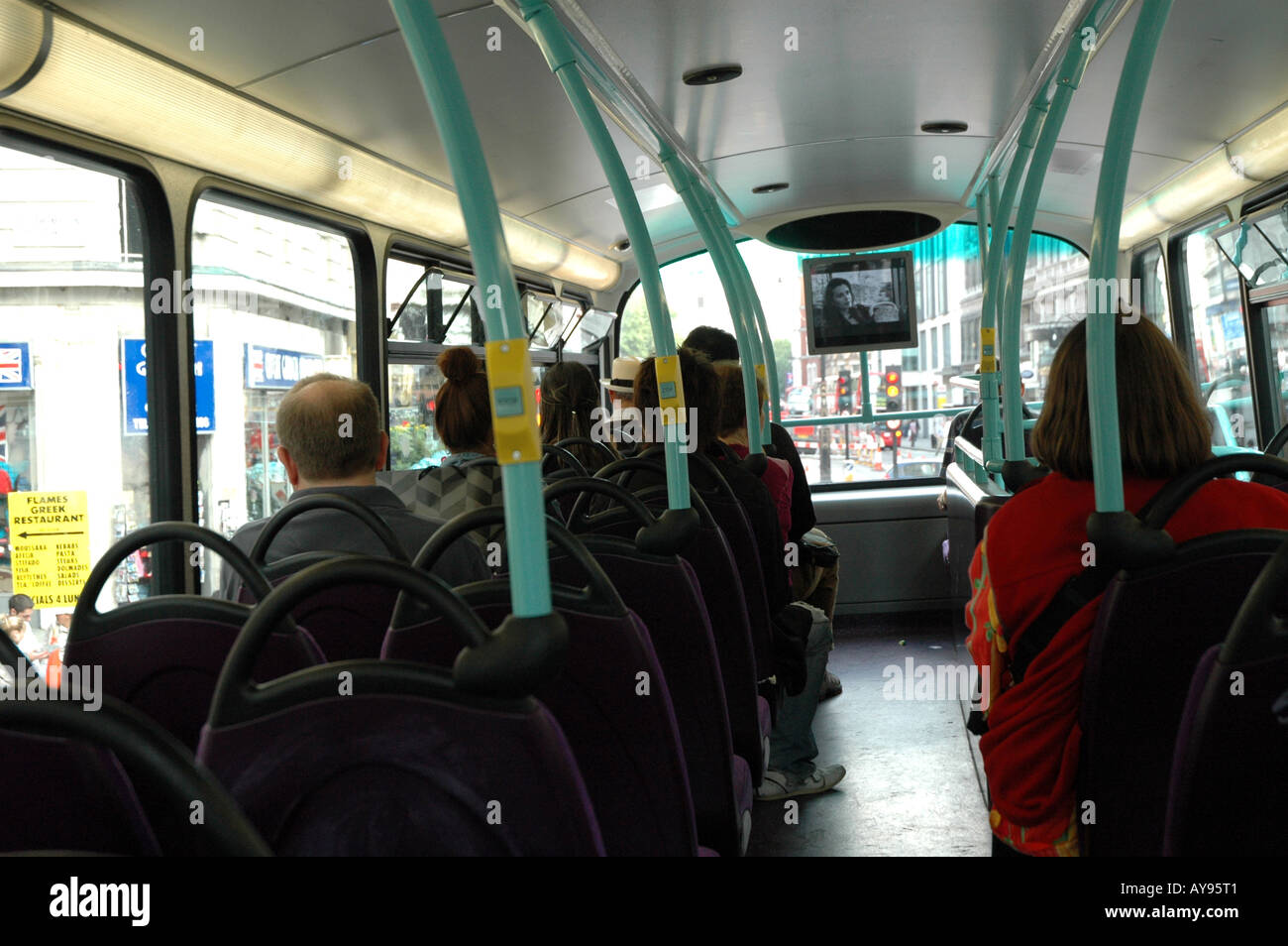 Inside view london double decker hi-res stock photography and images ...