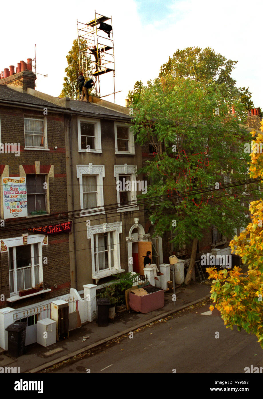 Squatters homes demolished hi-res stock photography and images - Alamy