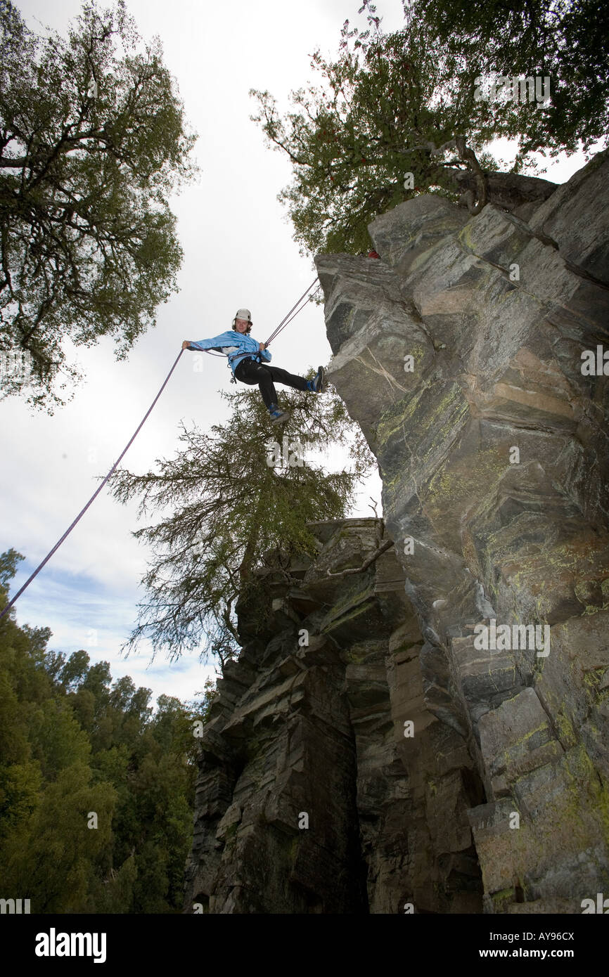 Man abseiling hi-res stock photography and images - Alamy