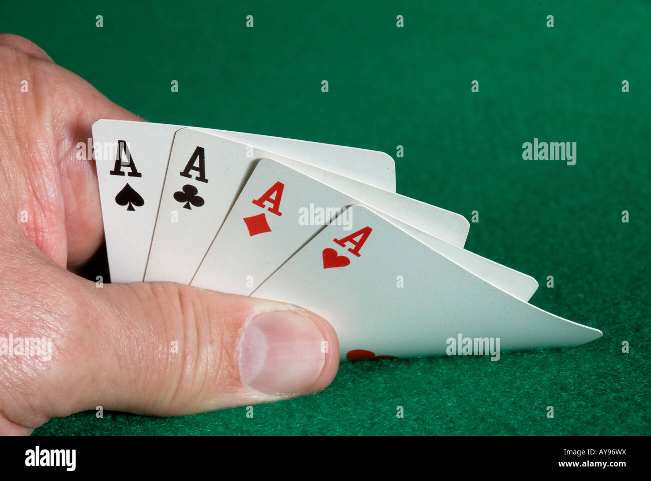 Dealt hand hi-res stock photography and images - Alamy