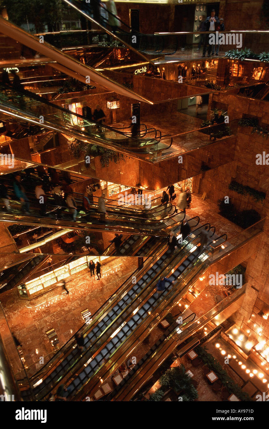 Trump tower atrium hi-res stock photography and images - Alamy