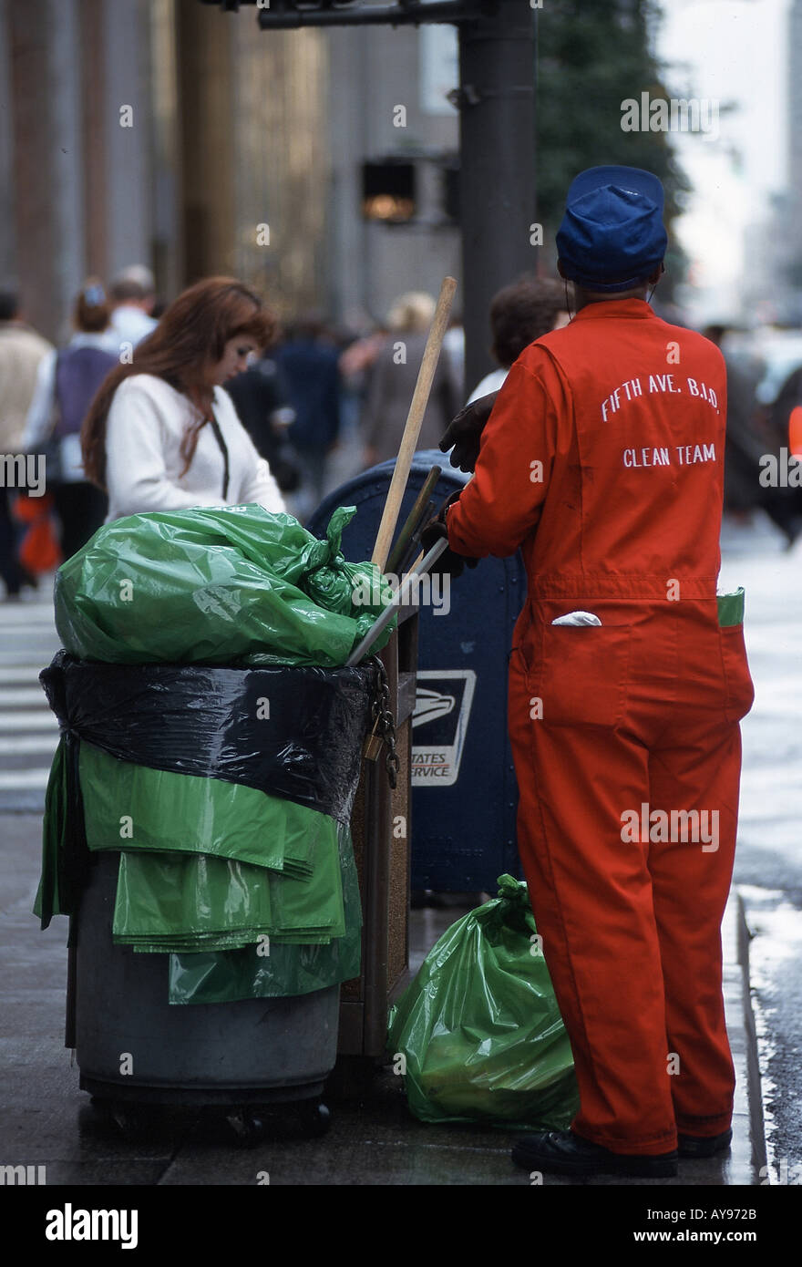 Street sweeper new york city hi-res stock photography and images - Alamy