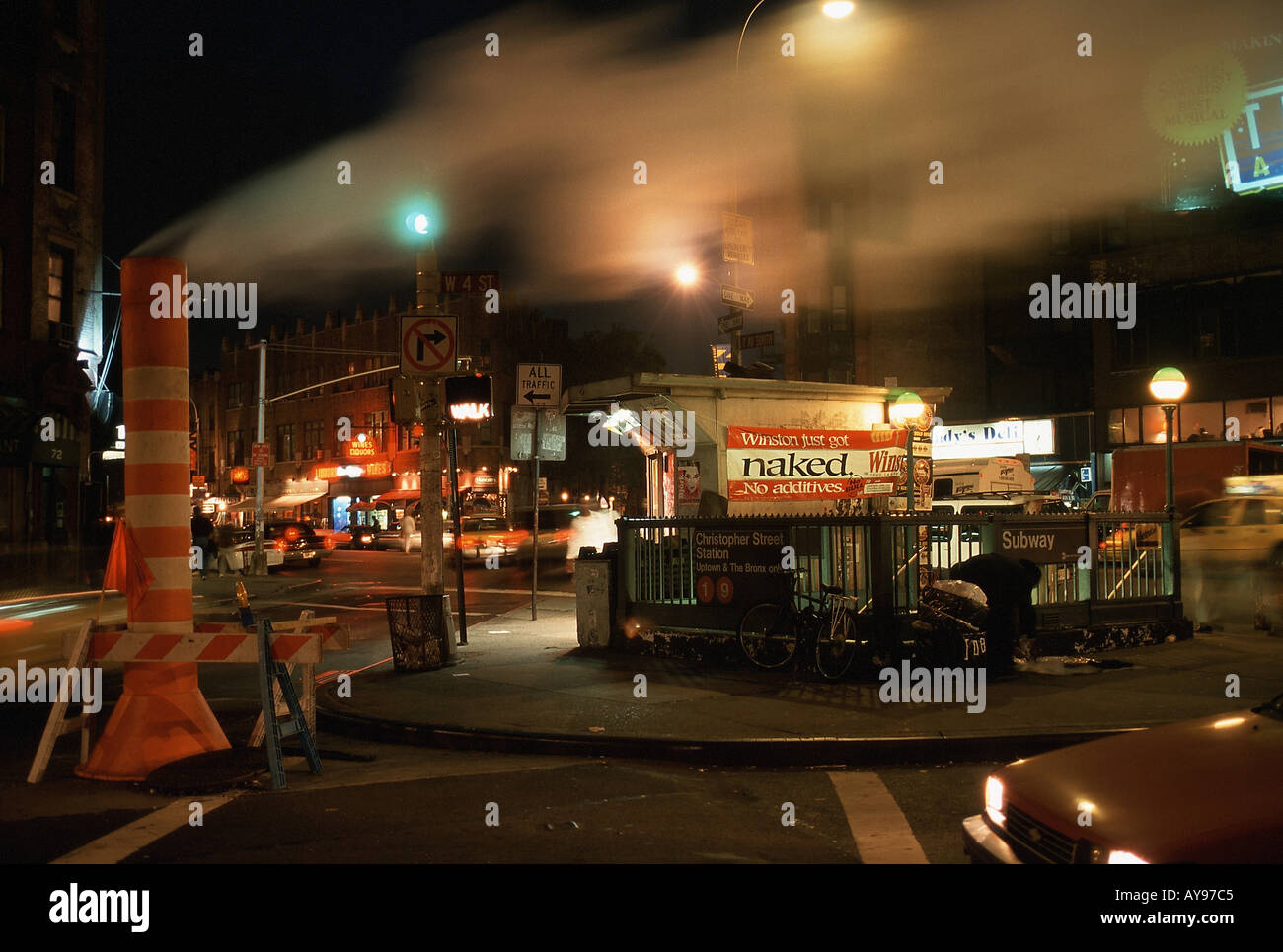 Christopher street station hi-res stock photography and images - Alamy