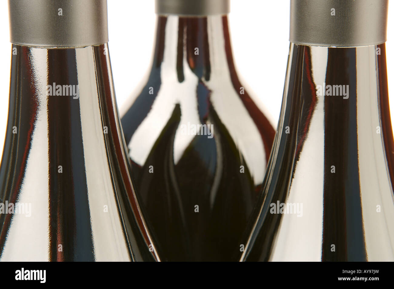 Red Wine Bottles Stock Photo - Alamy