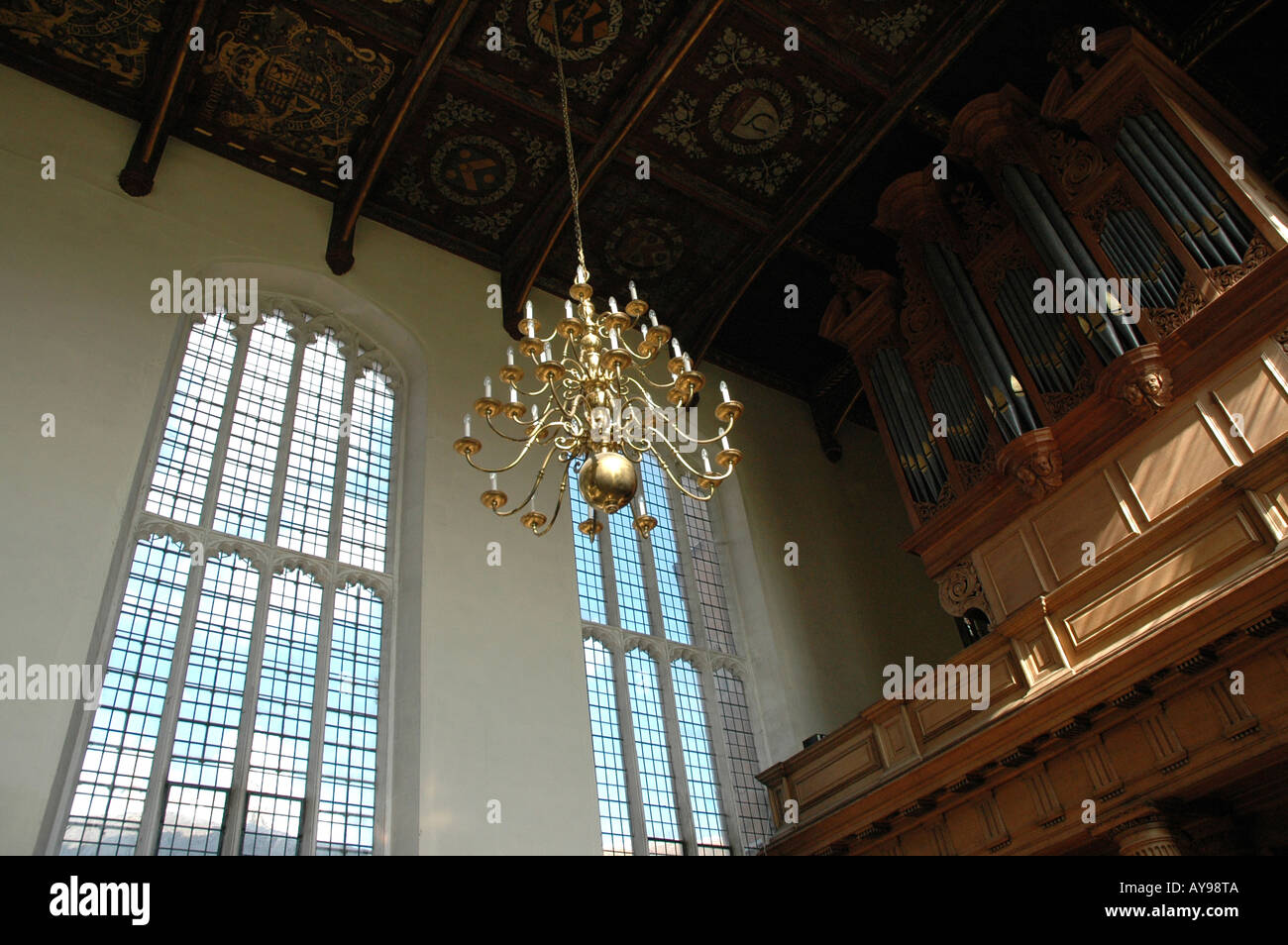 Interior of Trinity College chapel, Cambridge UK Stock Photo - Alamy