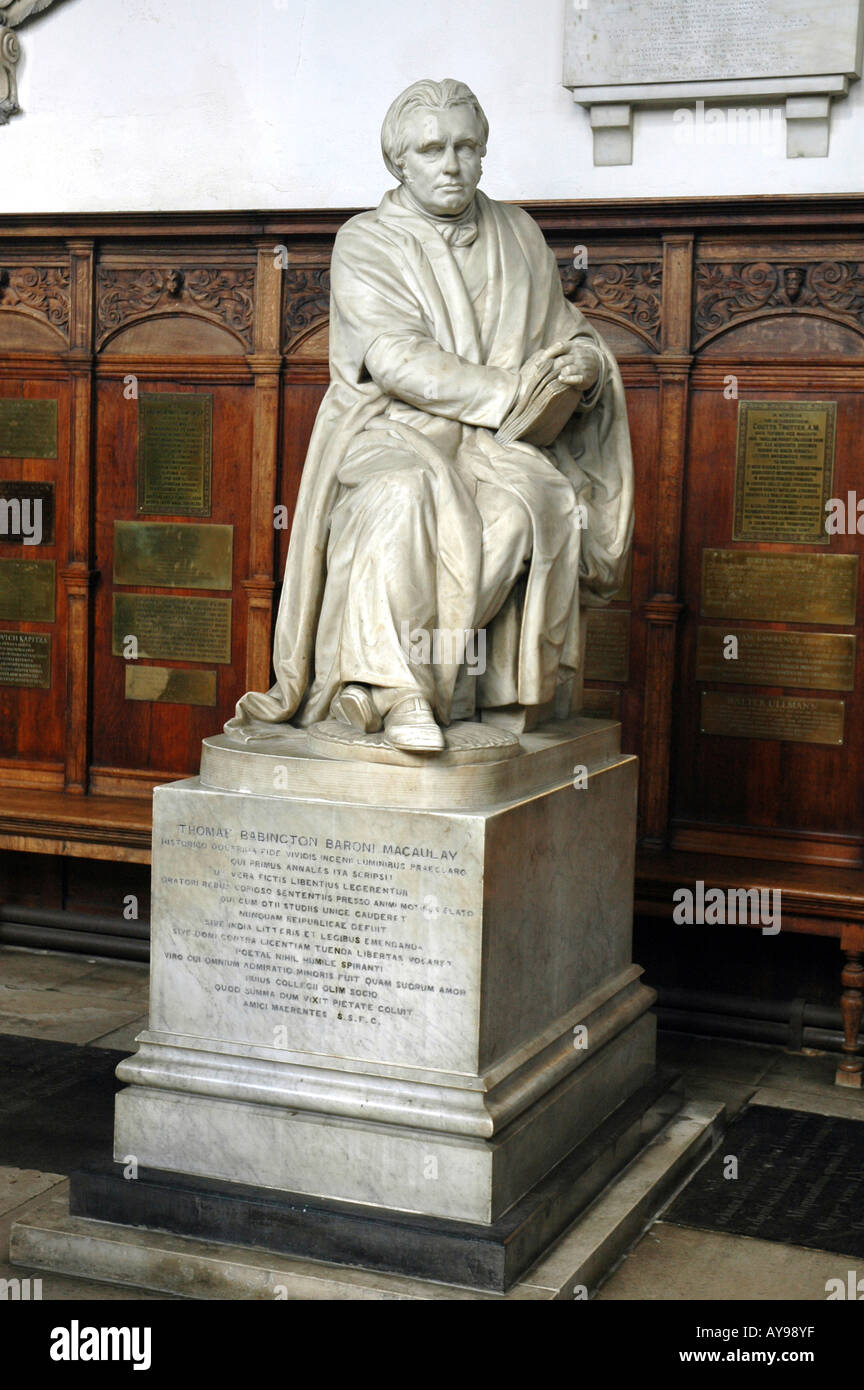 Statue of thomas macaulay hi-res stock photography and images - Alamy