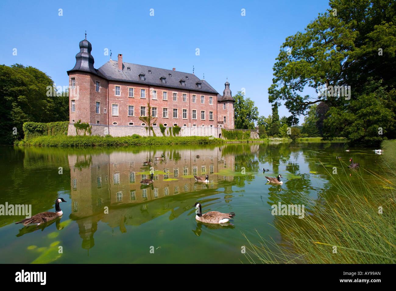 castle Dyck, Juechen, North Rhine-Westphalia, Germany Stock Photo - Alamy