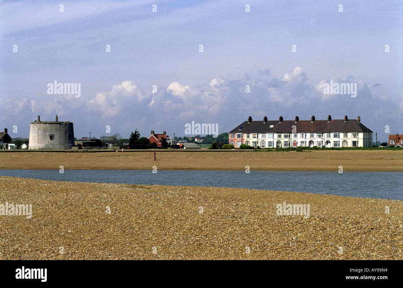 River Deben, Felixstowe Ferry, taken from the Bawdsey Peninsula ...