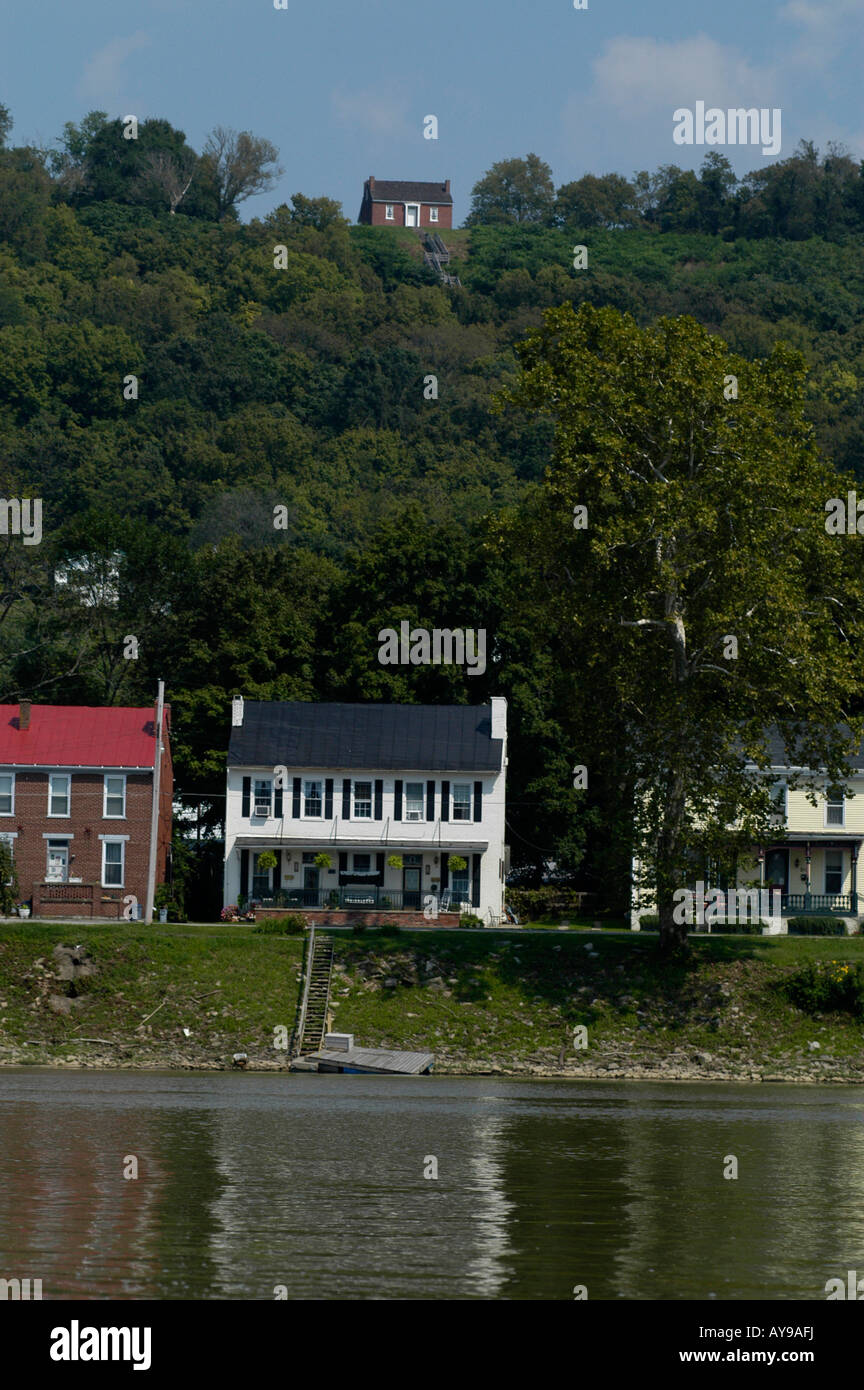 Rankin house underground railroad Ripley ohio river Stock Photo - Alamy