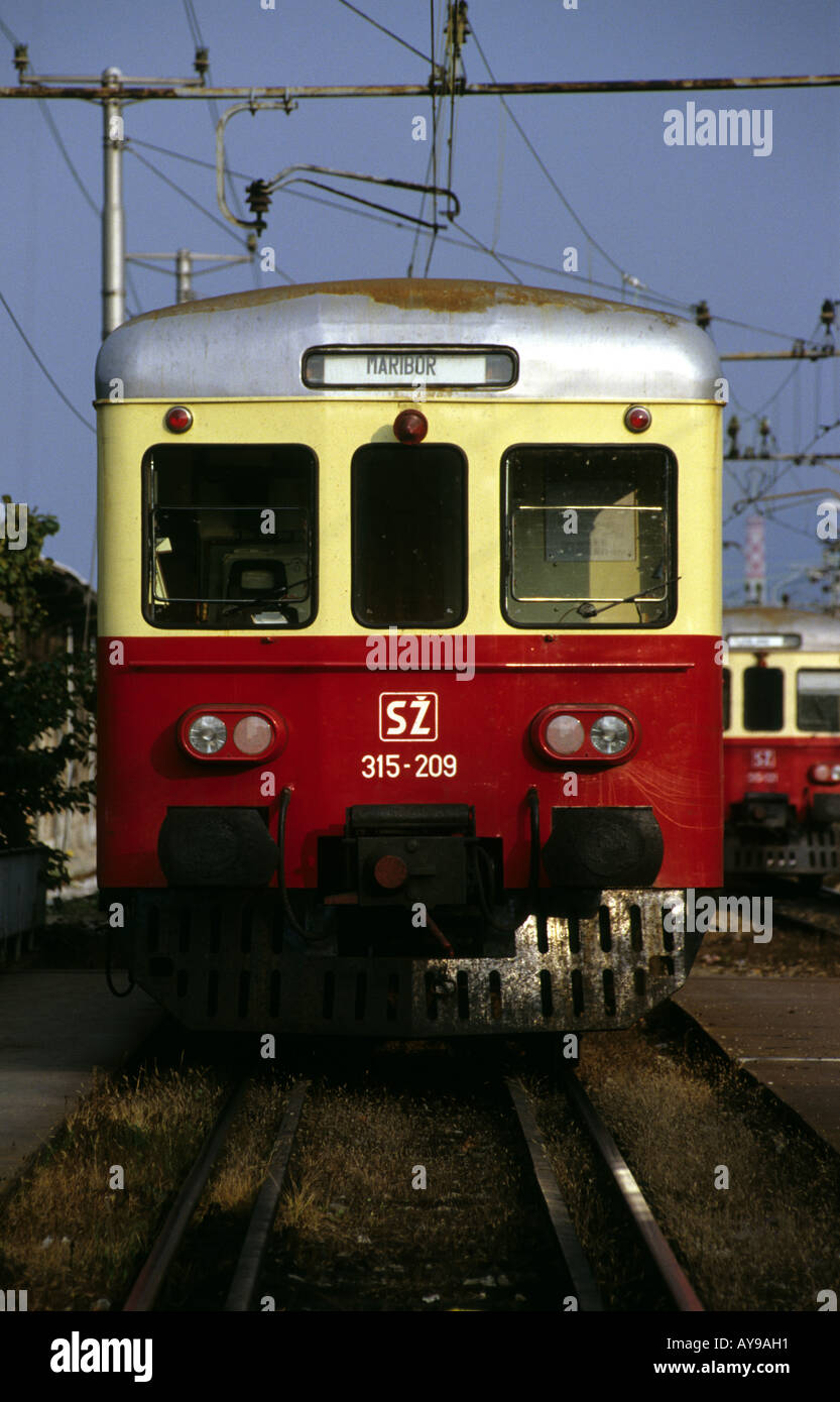 Local passenger train, Ljubljana, Slovenia Stock Photo - Alamy
