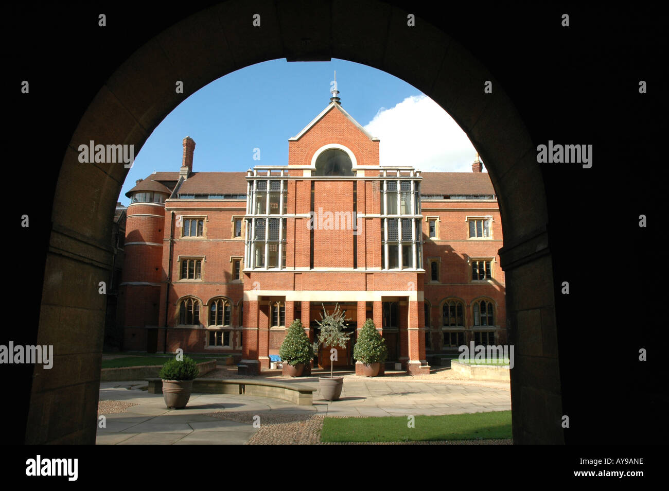 New library building on St John's College in Cambridge Stock Photo - Alamy