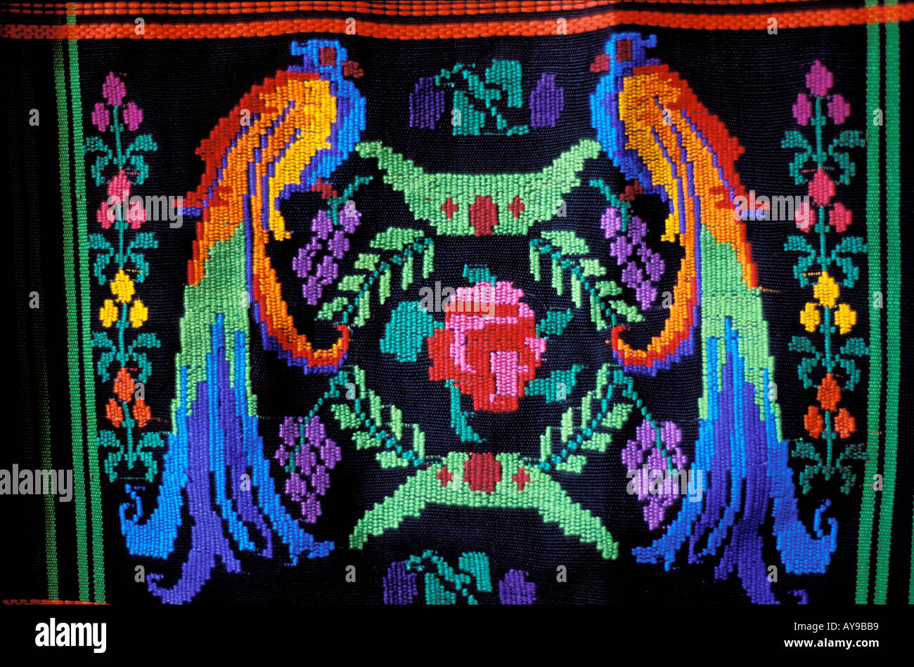 Textile San Antonio Aguas Calientes Antigua Guatemala Central America ...