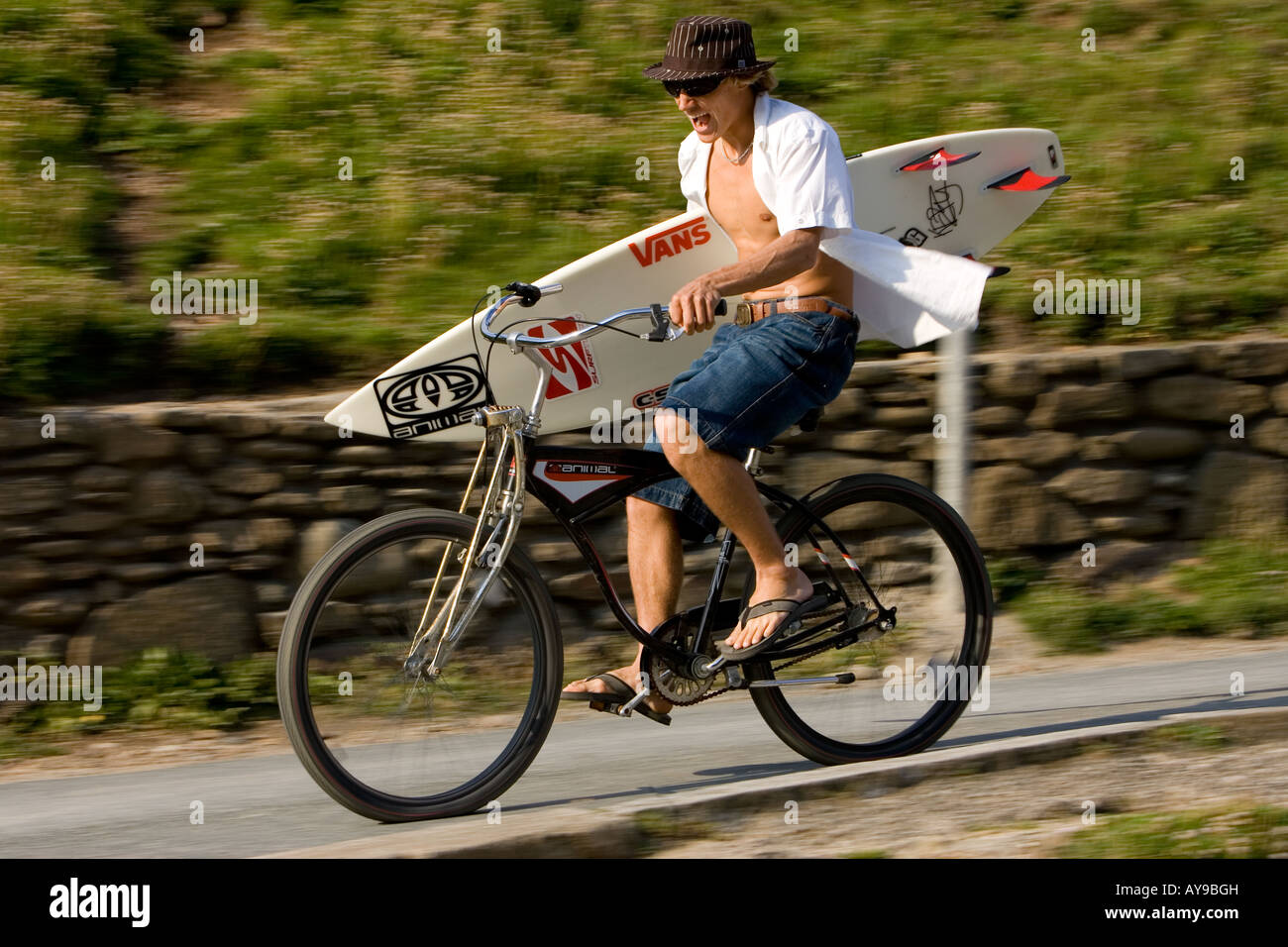 Cycling surfboard hi-res stock photography and images - Alamy