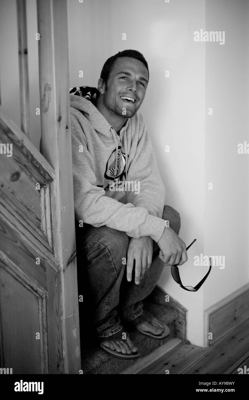 Smile and lifestyle Black and White Stock Photos & Images - Alamy