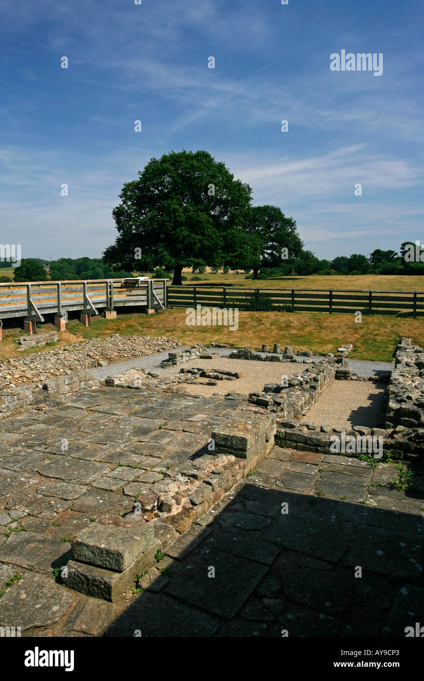 Durham binchester roman fort hi-res stock photography and images - Alamy