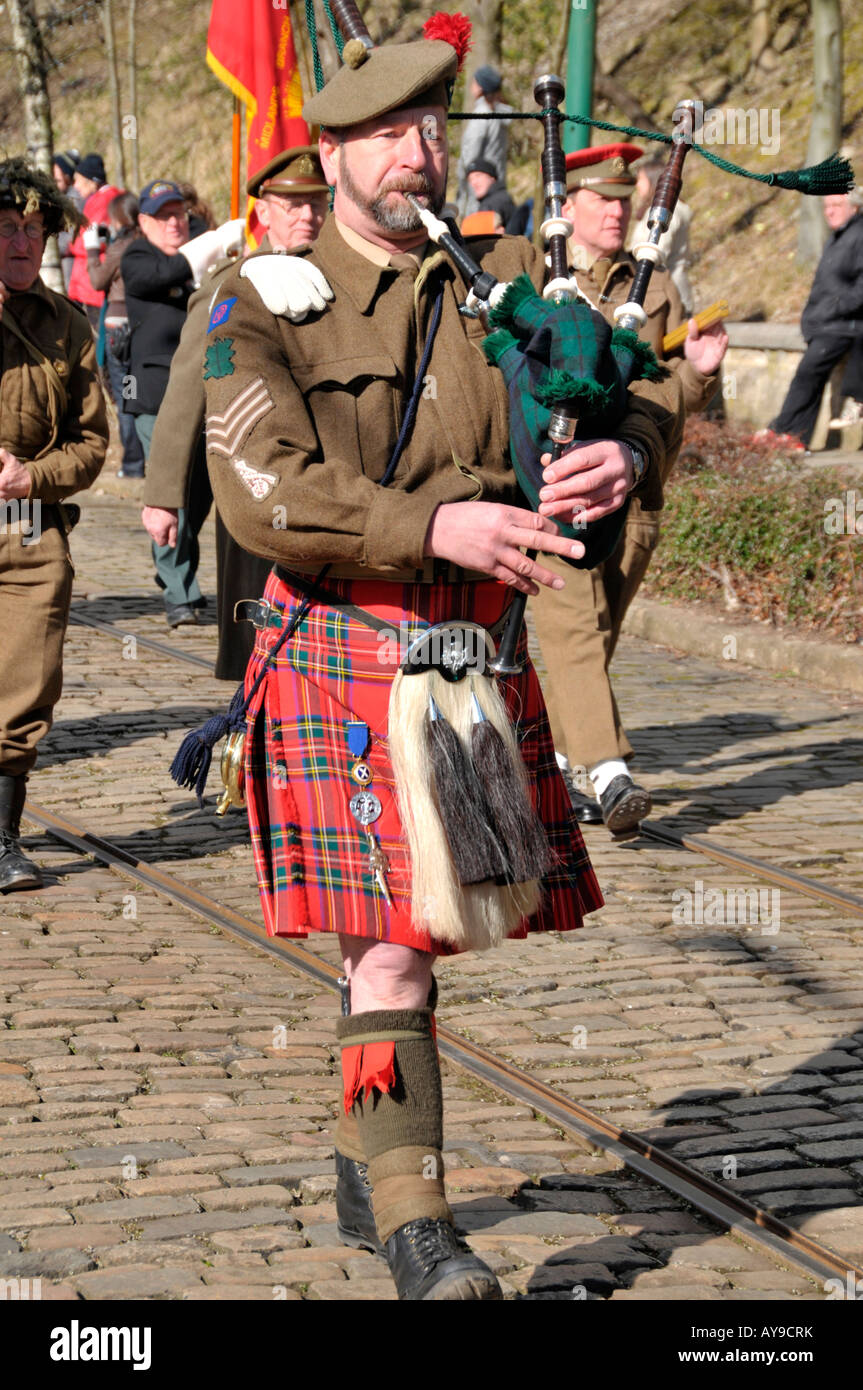 Crich forties weekend Peak District Derbyshire England UK Stock Photo ...