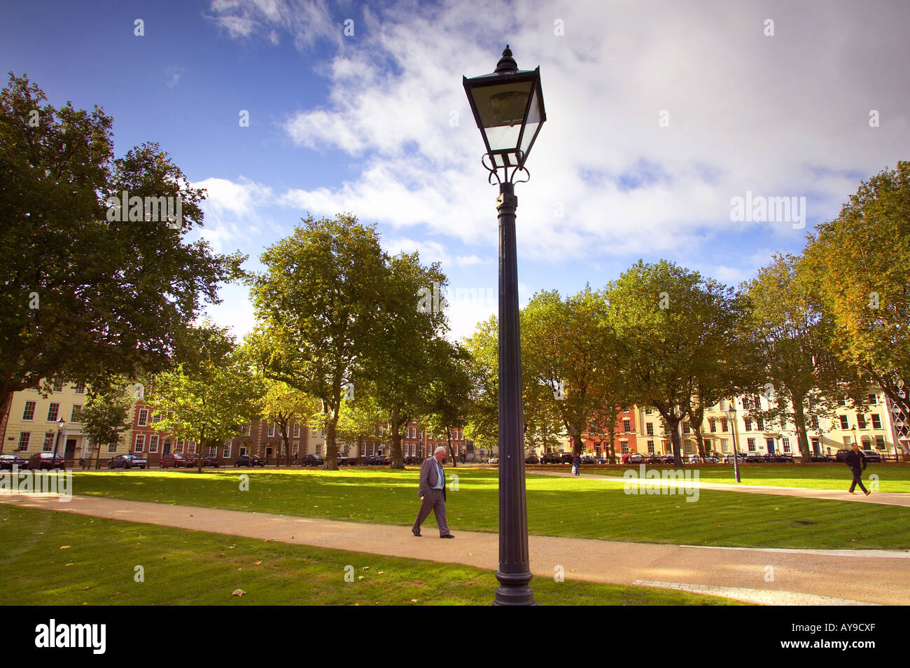 Queen Square in Bristol England Stock Photo - Alamy