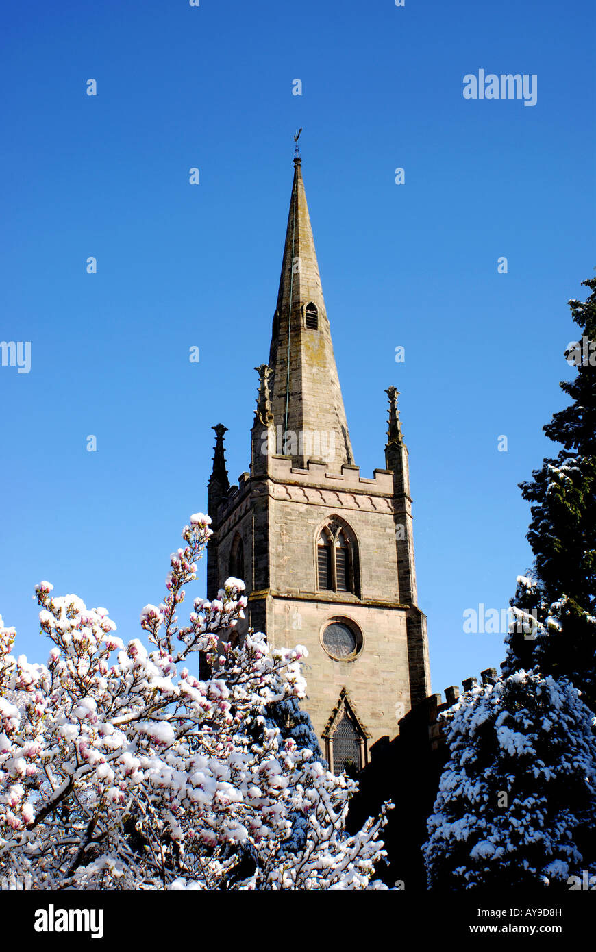 St nicholas church warwick hi-res stock photography and images - Alamy