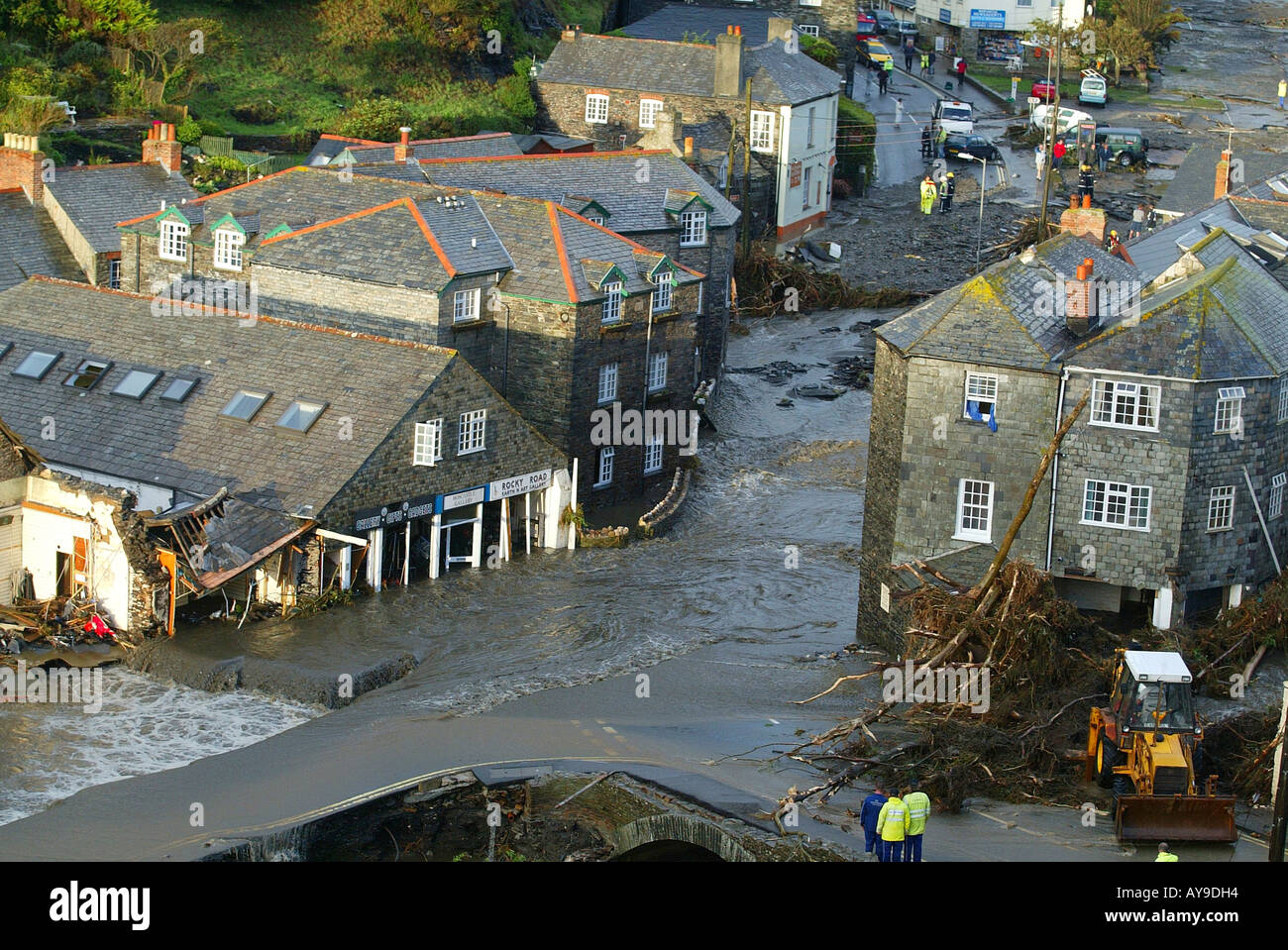 Boscastle Flood High Resolution Stock Photography and Images - Alamy