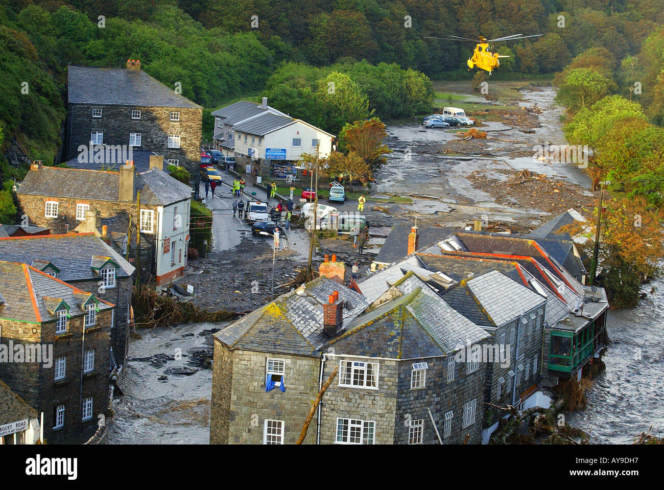 Boscastle flood hi-res stock photography and images - Alamy