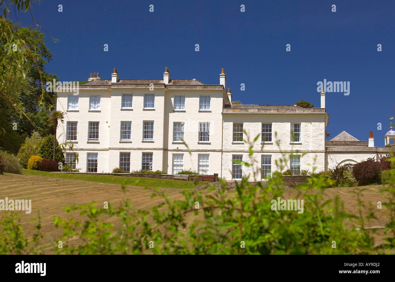 Heligan House at the Lost Gardens of Heligan Stock Photo - Alamy