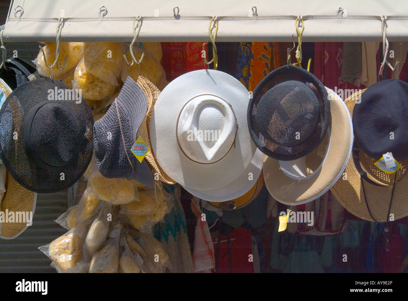 Greece Athens Hats Stock Photo - Alamy