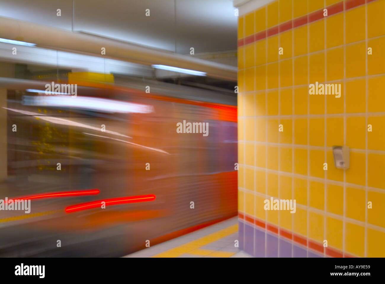 Greece Athens Metro Subway Stock Photo - Alamy